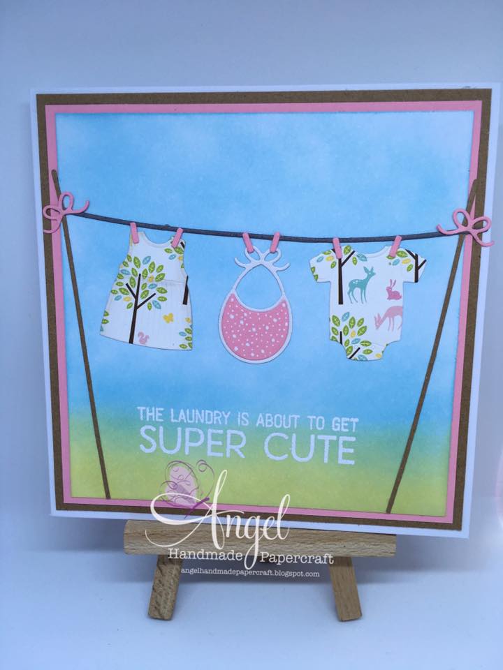Angel Handmade Papercraft: Super Cute Laundry - MFT