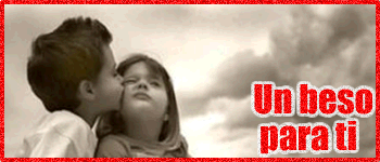 Imágenes con frases de besos