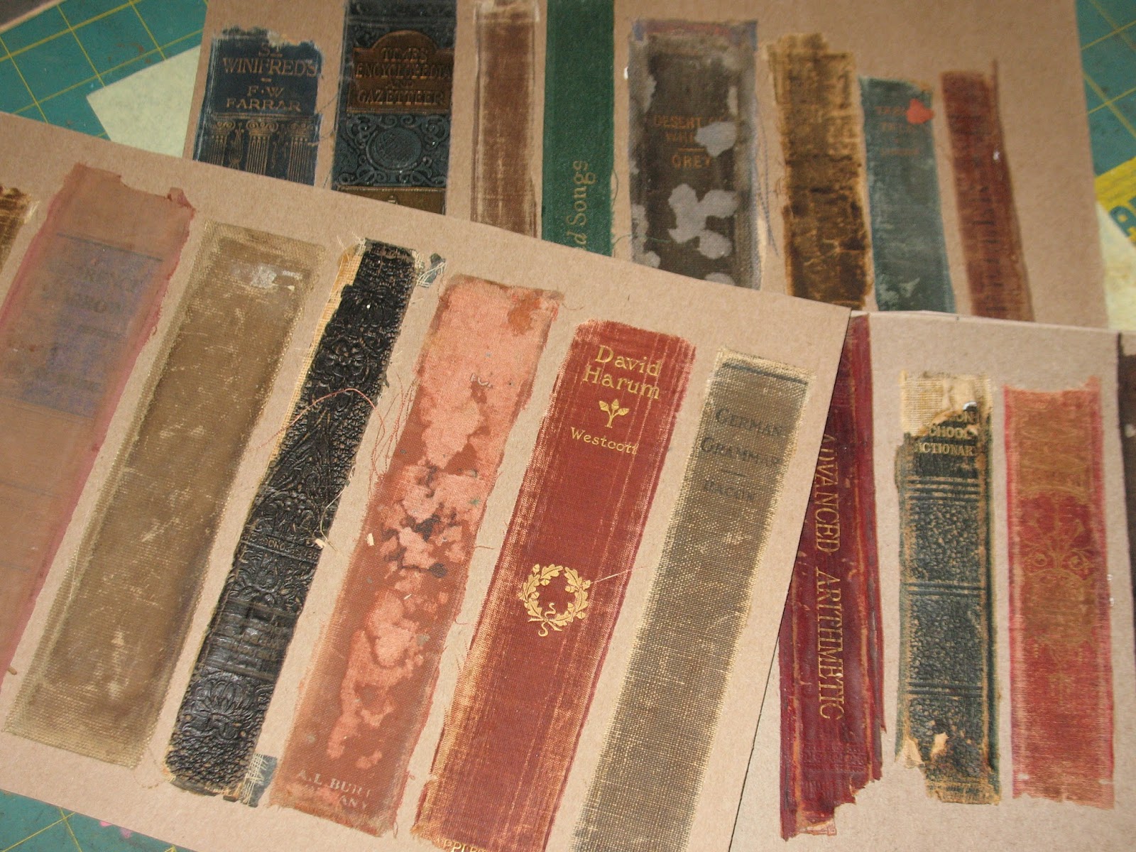 Artsy Fartsy: Bookmarks Made From Vintage Books
