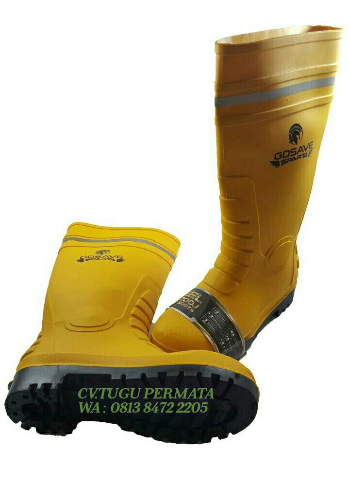 grosiralatsafety: Sepatu Boot Safety Murah Gosave Kuning Boot safety ...