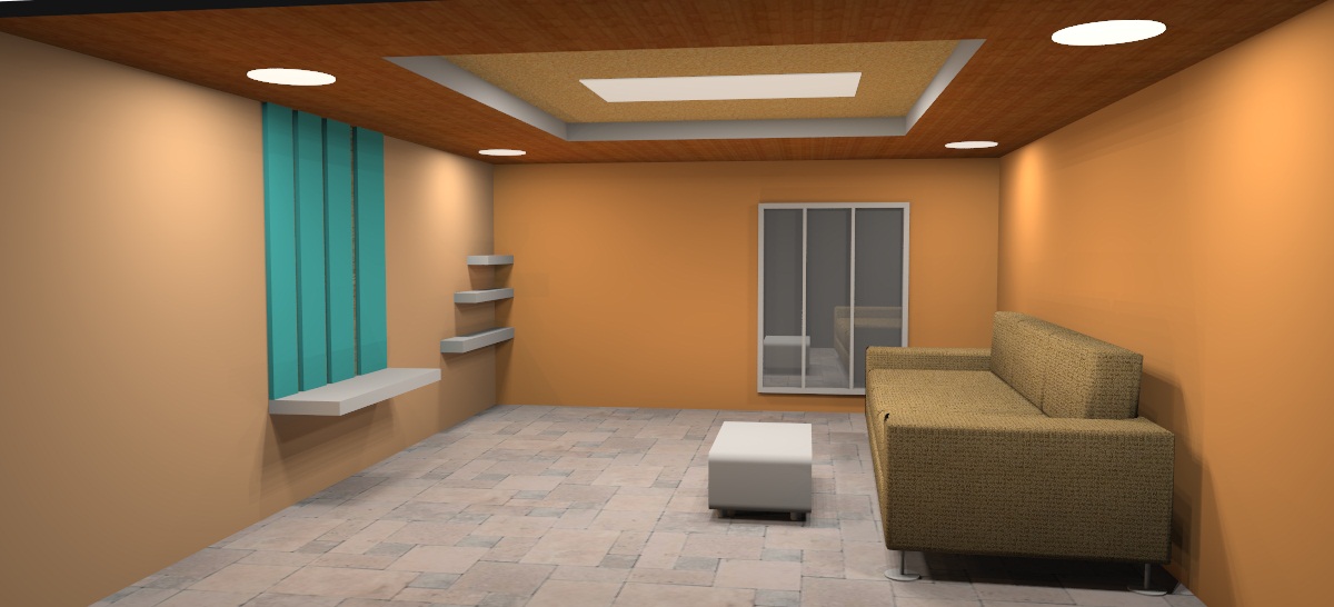 ROOM INTERIOR SKETCHUP DESIGN - SKETCH BUILD