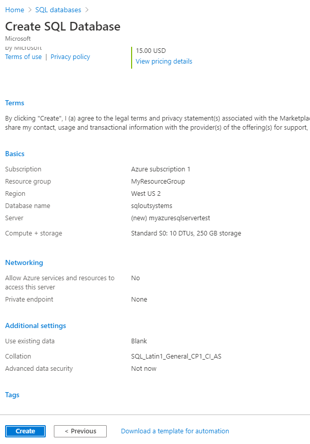 Outsystems Integrations - Connecting to Microsoft Azure Sql Server