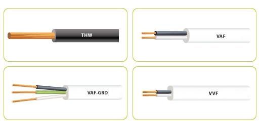 วิศวกรรมไฟฟ้า,วิศวกรไฟฟ้า,เรื่องของไฟฟ้า: ว่าด้วยเรื่องของสีสายไฟฟ้า VAF