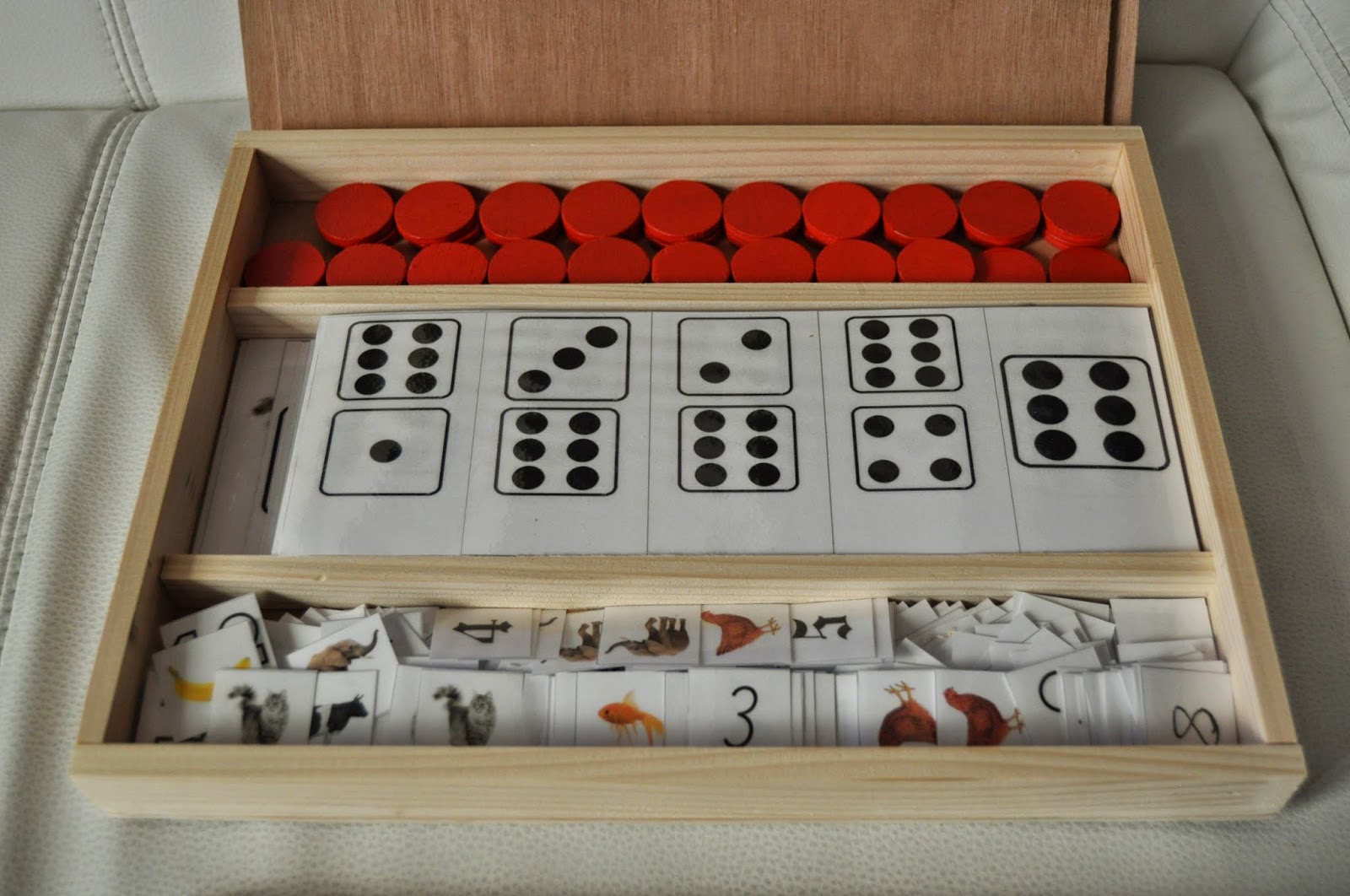 ma petite fabrique montessori: le coffret boîte à compter