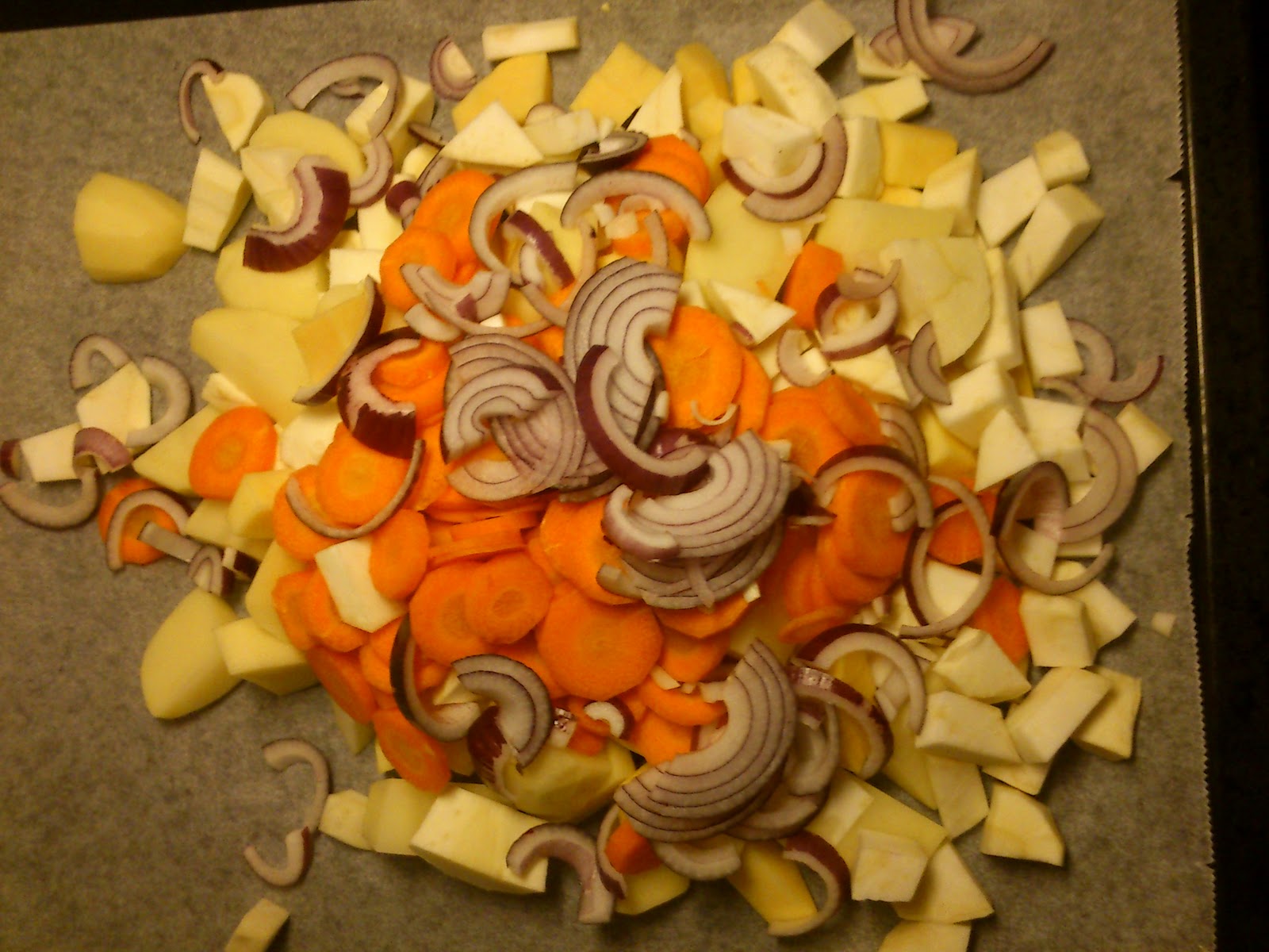 Recept favoriter, Vegetariskt: Rotfrukter i ugnen