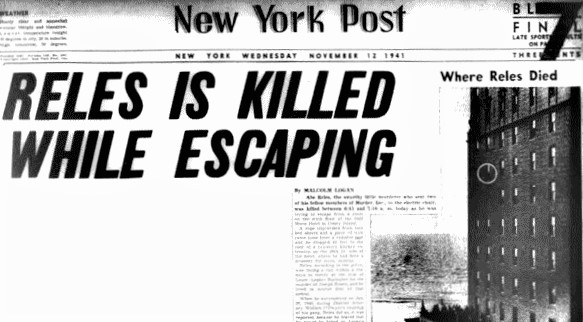 Murder Inc. Stoolie "Kid Twist" Reles Met Death 75 Years Ago