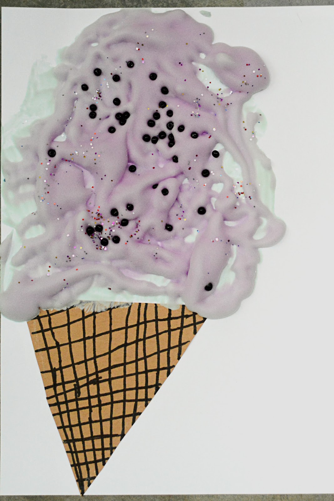 This Farm Family's Life: Puffy Paint Ice Cream...