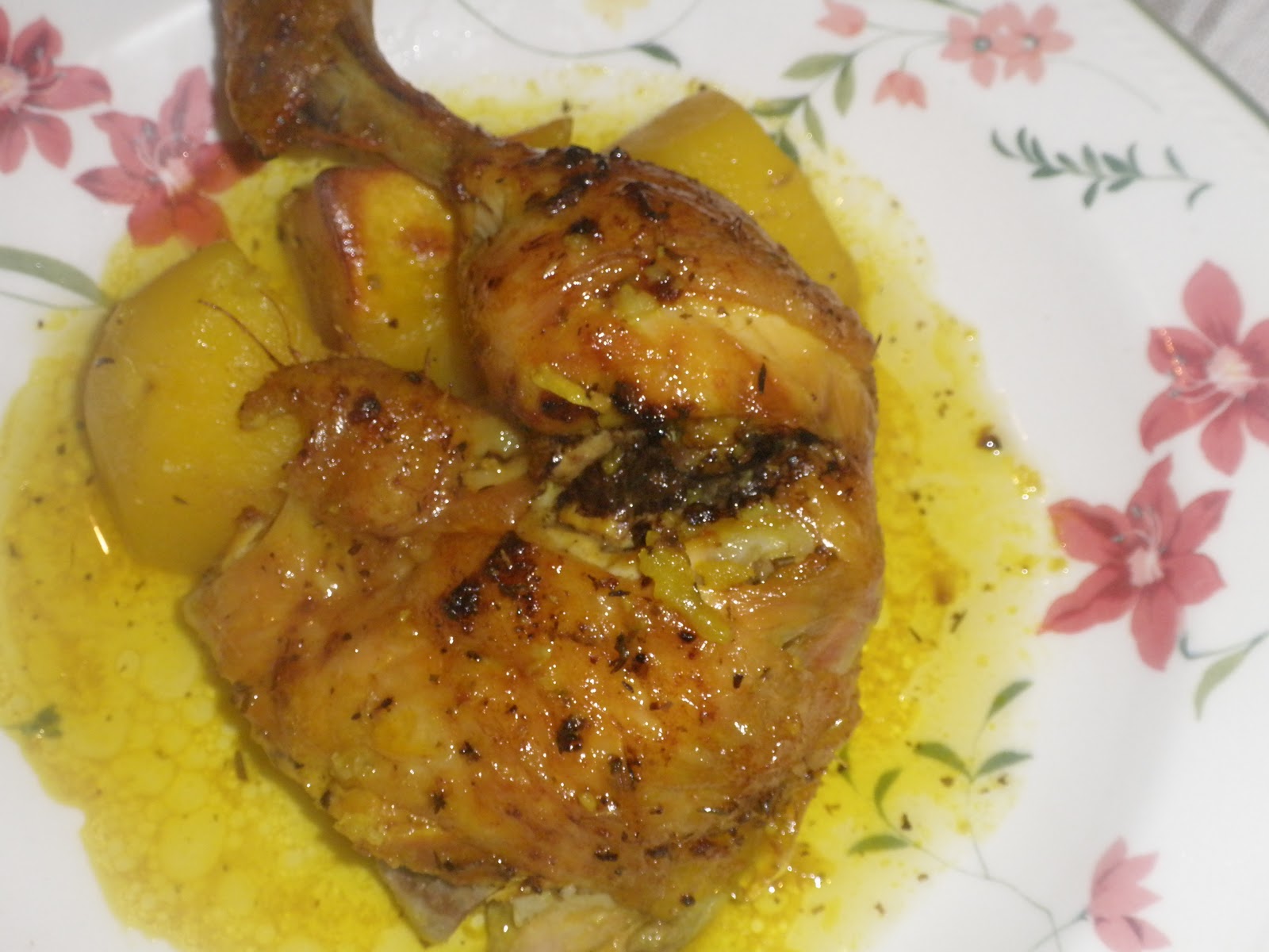 Sabores & Olores: POLLO ASADO CON COMINO EN SALSA BARBACOA