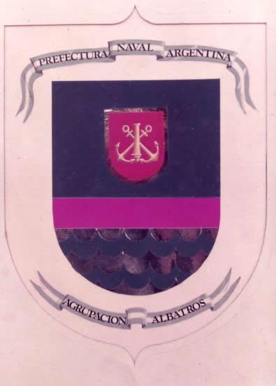 Heráldica en la Argentina: Escudo de la Agrupación Albatros