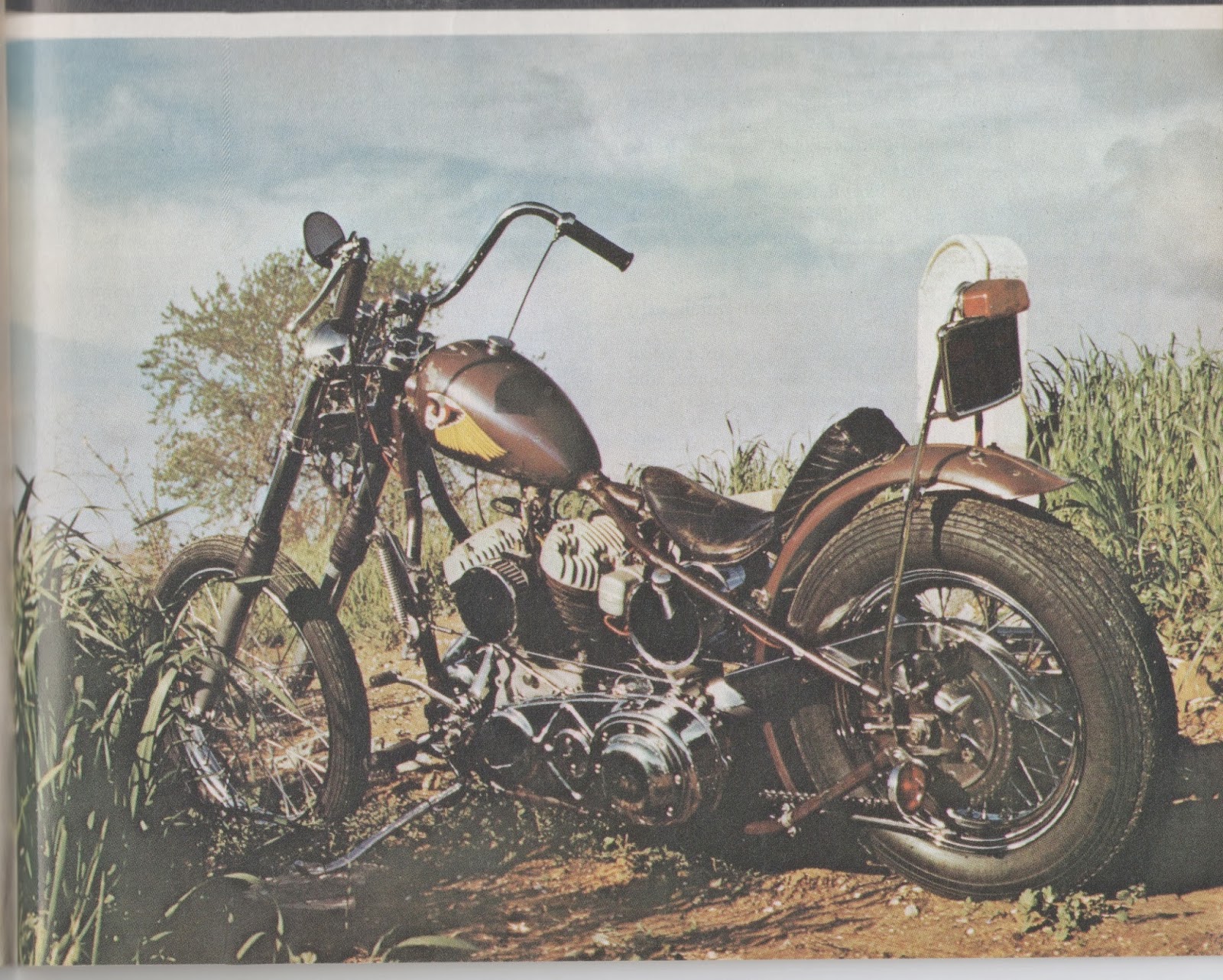 Flathead Fever: A Flatheaded Run Hog -Choppers magazine 1973