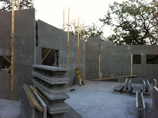 building our new place: Exterior walls almost done
