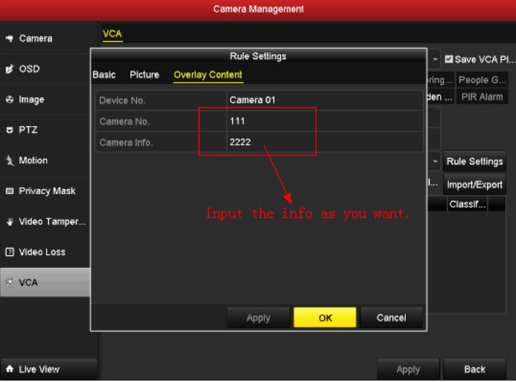 How to configure Hikvision LPR function via NVR