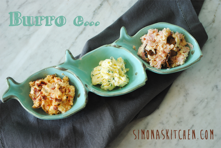 3 varianti di Burro Aromatizzato - Flavored Butter - Beurre Aromatisé