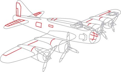Cartoon Pictures: How to Draw World War II Planes in 7 Steps