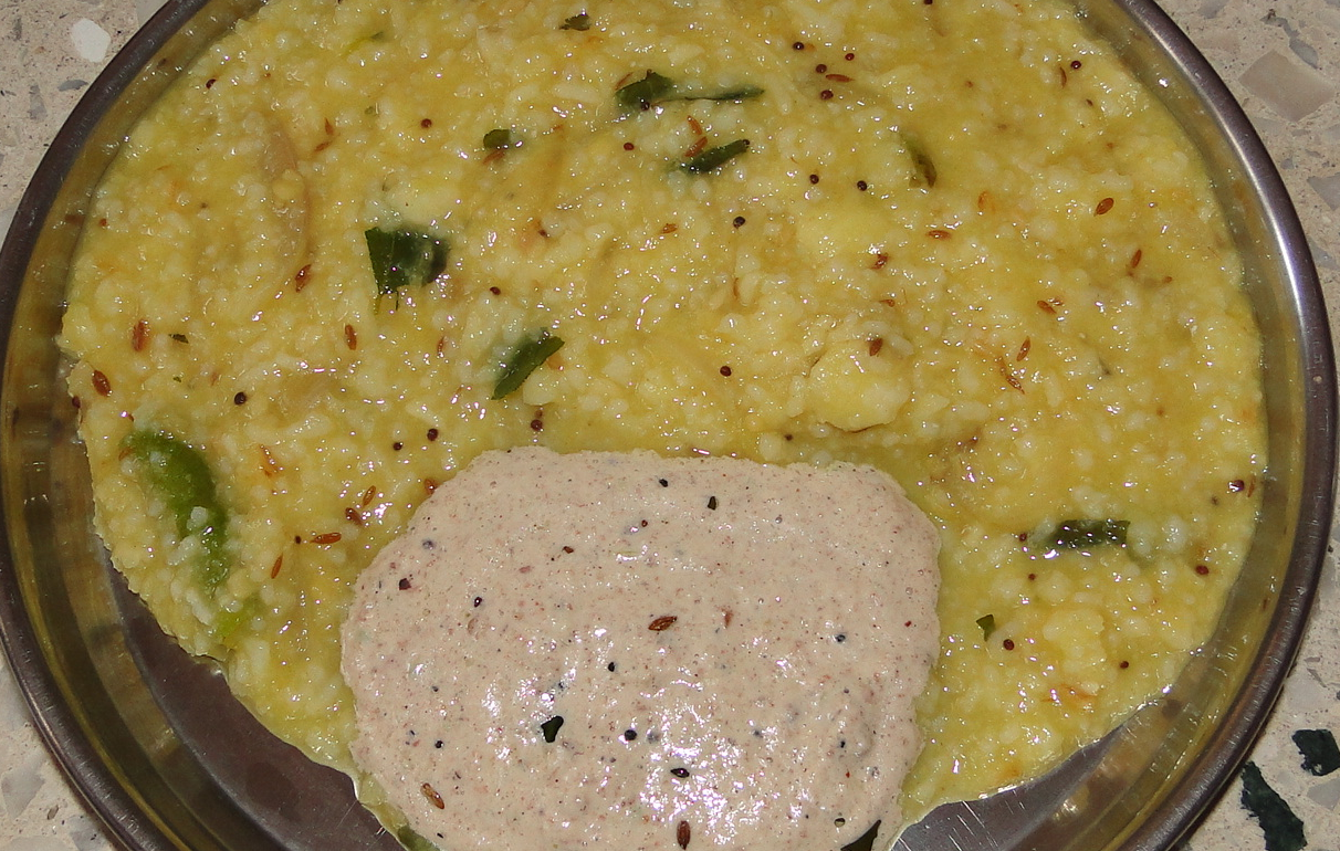 RAMADEVI RECIPES: pesarapappu pongali - Andhra style
