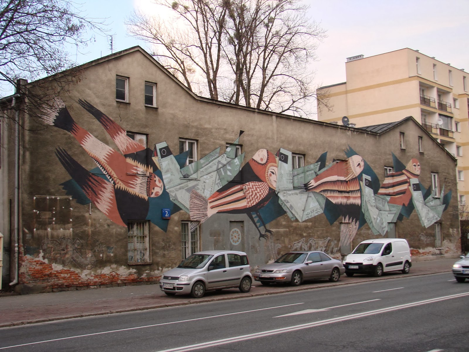 voyages mes : Murale w Warszawie