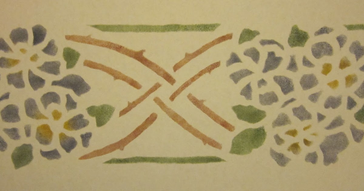 Laurelhurst Craftsman Bungalow: Made Craftsman Stencils!