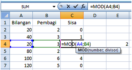Contoh Penerapan 8 Rumus Fungsi Aritmatika Di Ms. Excel | Sekilas Ilmu ...