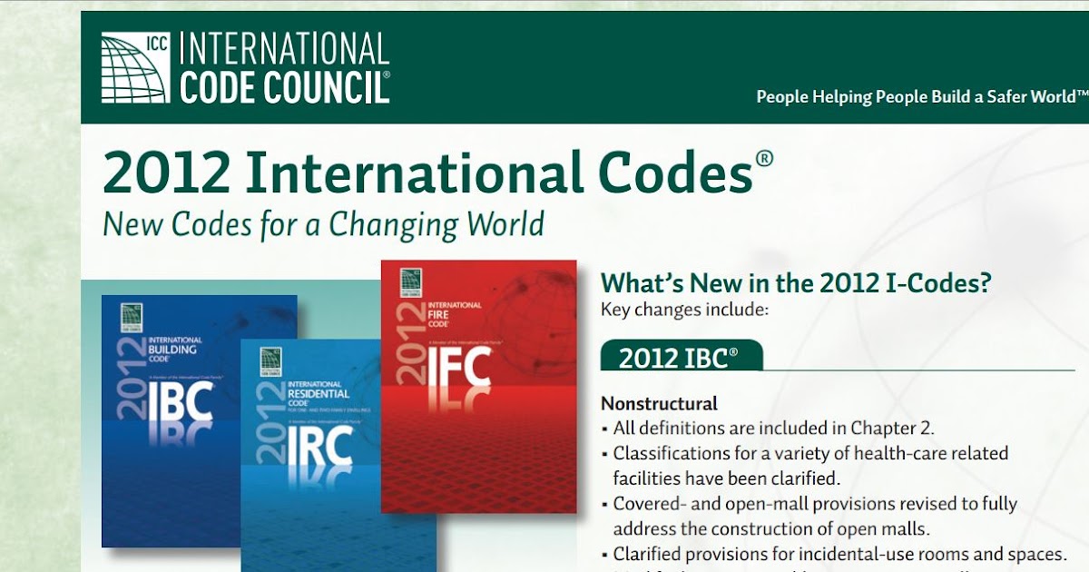 هندسة مدنية Civil Engineering: أهم مراجع الاكواد العالمية IFGC_IBC ...