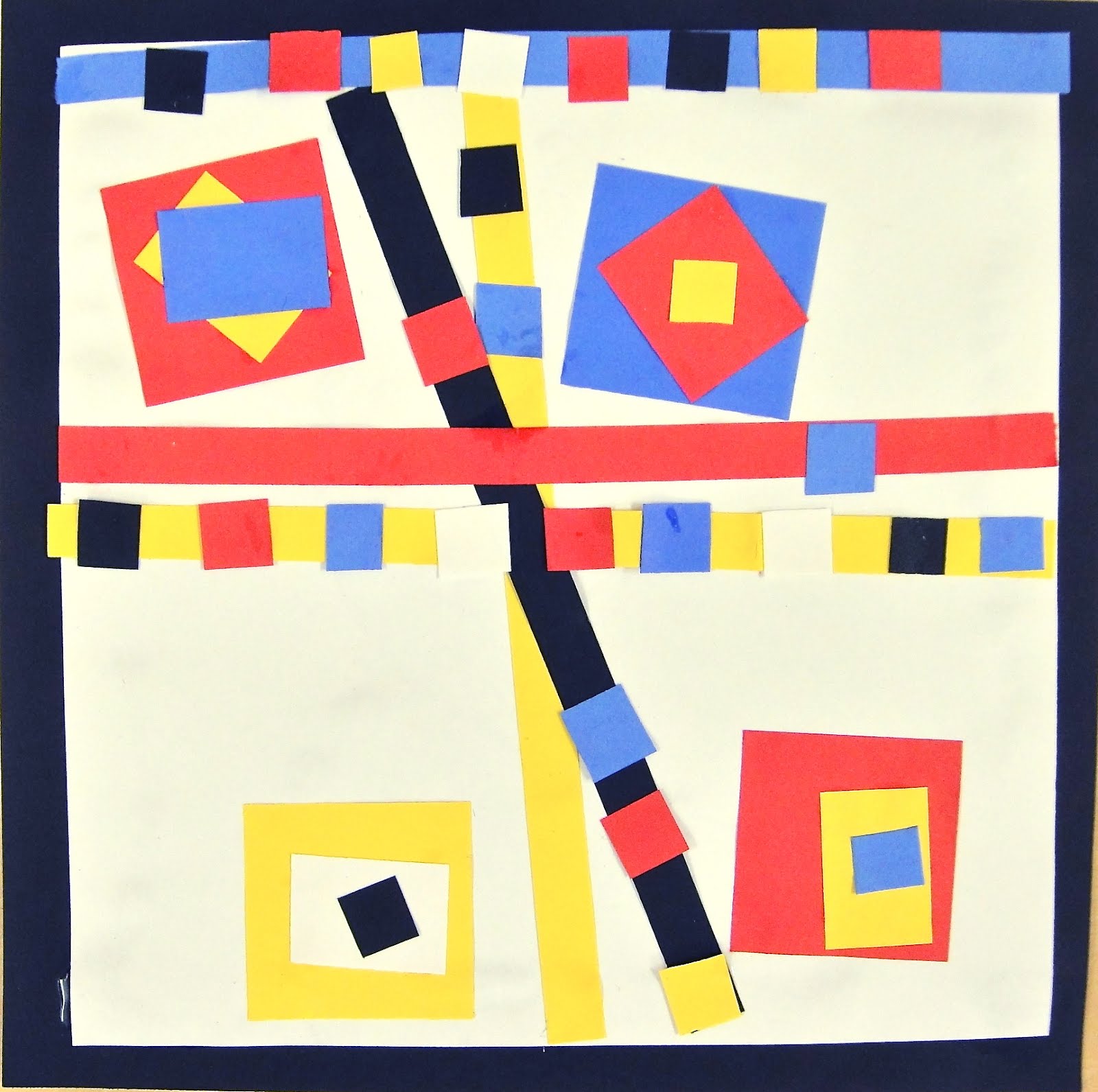 RL Arts: Piet Mondrian Collages