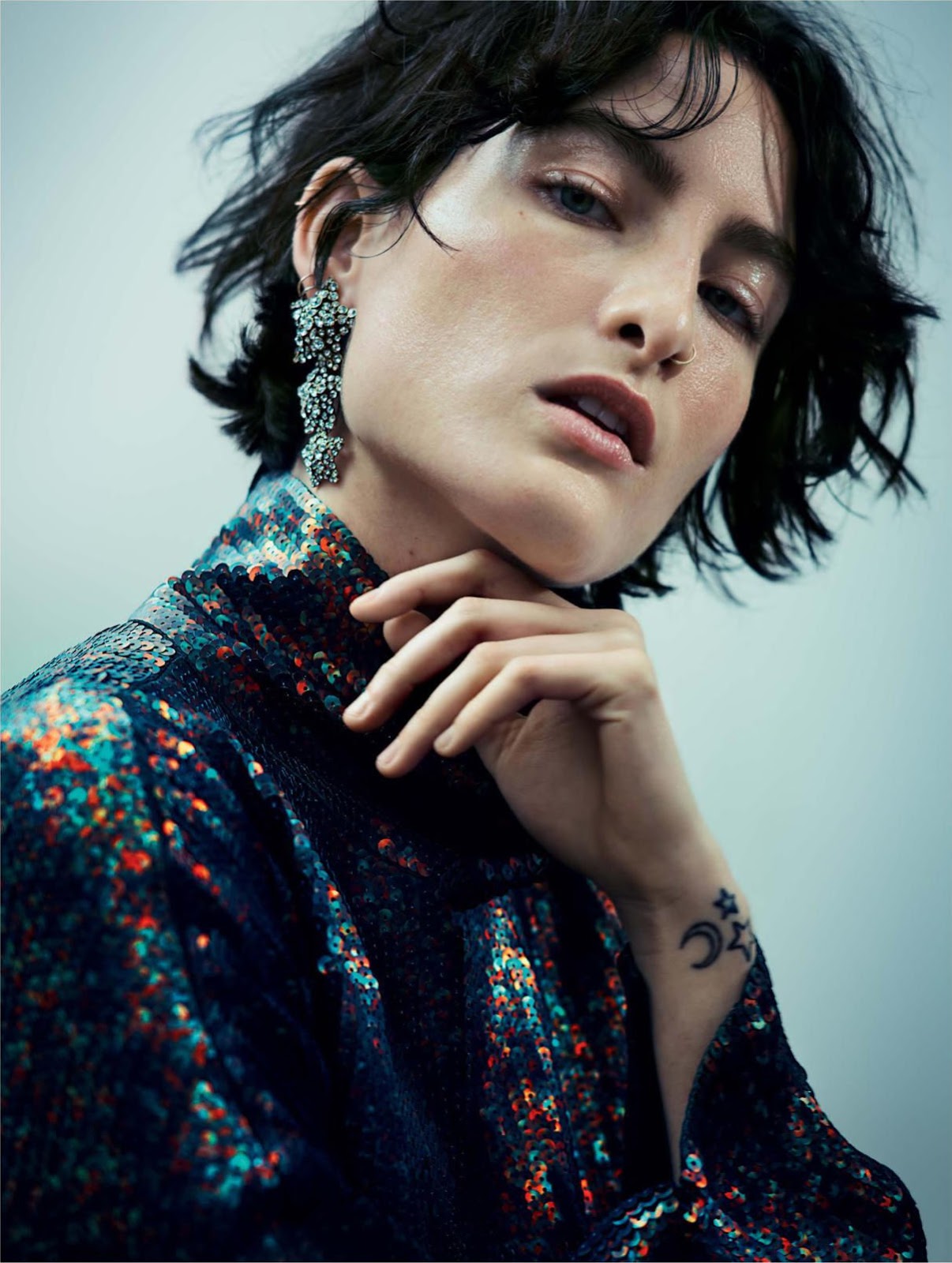 Heather Kemesky in Vogue UK December 2016 by Rory Payne