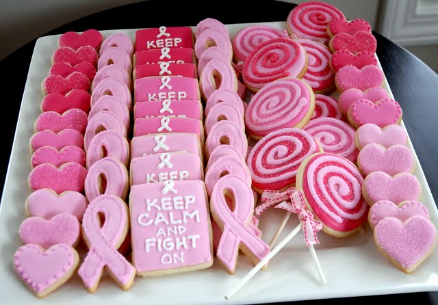Daily Update Interior House Design: Decorated Cookies For Breast Cancer ...