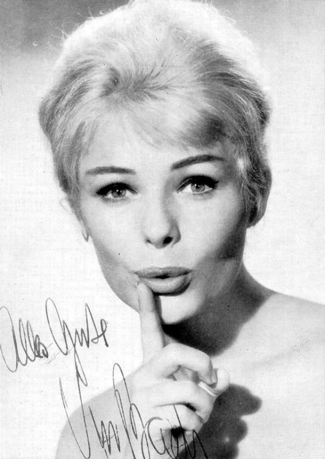 The Danish Bardot: 38 Glamorous Black and White Photos of Vivi Bach in ...