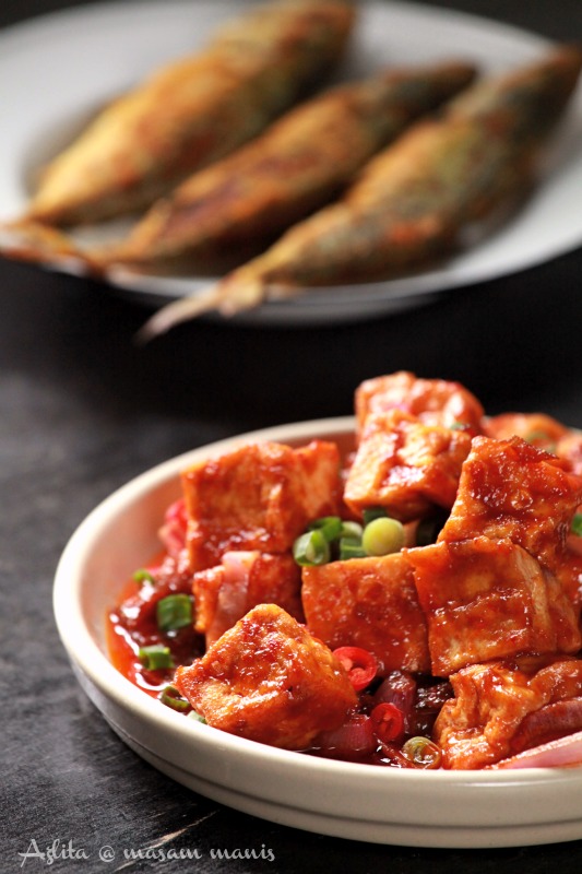 TAUHU BERLADA - masam manis