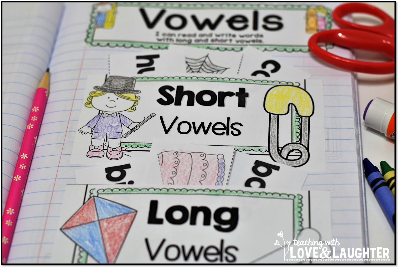Teaching With Love and Laughter: Kindergarten Phonics Interactive Notebooks
