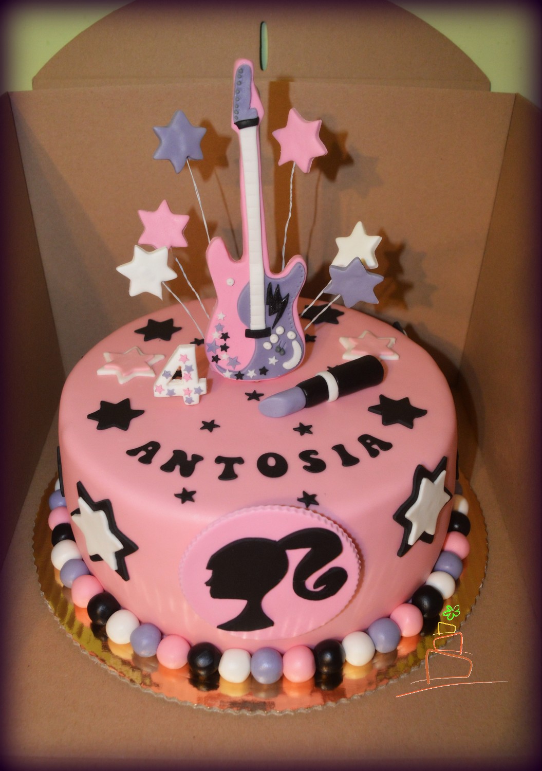 Torty InaS: Różowy tort (motyw Barbie)