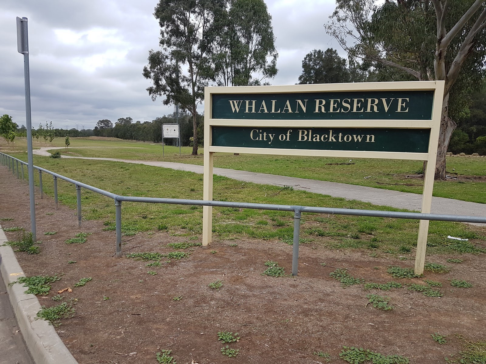 Why I Love Mount Druitt!: Whalan Reserve Sign Should Have A Well Being ...