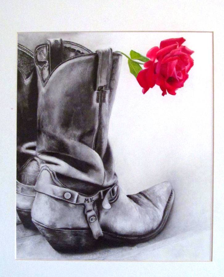 Maureen Killaby Studio: Boots and Roses