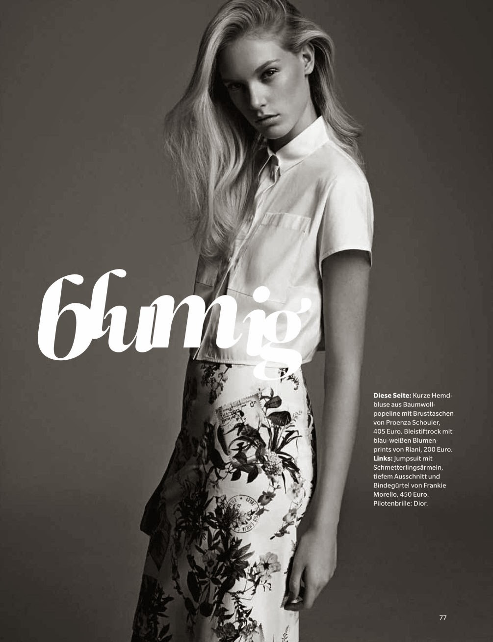 Charlene Hoegger HQ Pictures Myself Germany Magazine Photoshoot March ...