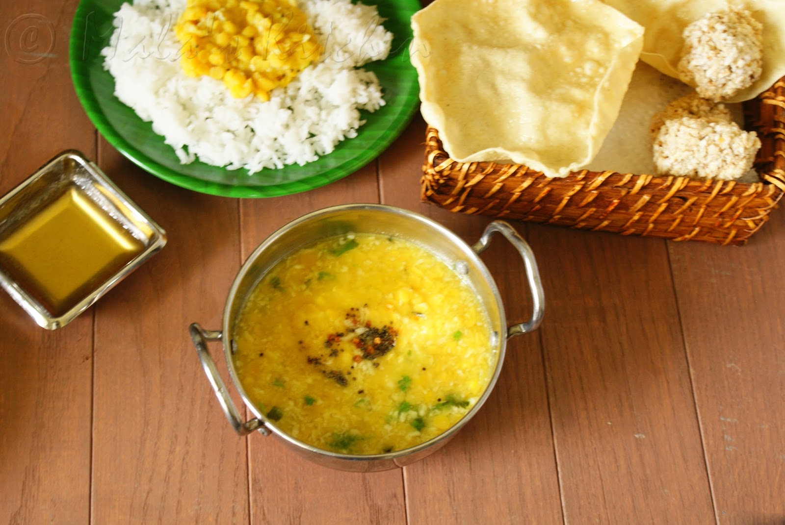 Plain Dal | Parppu | Bari Bele Kattu - Malas-Kitchen