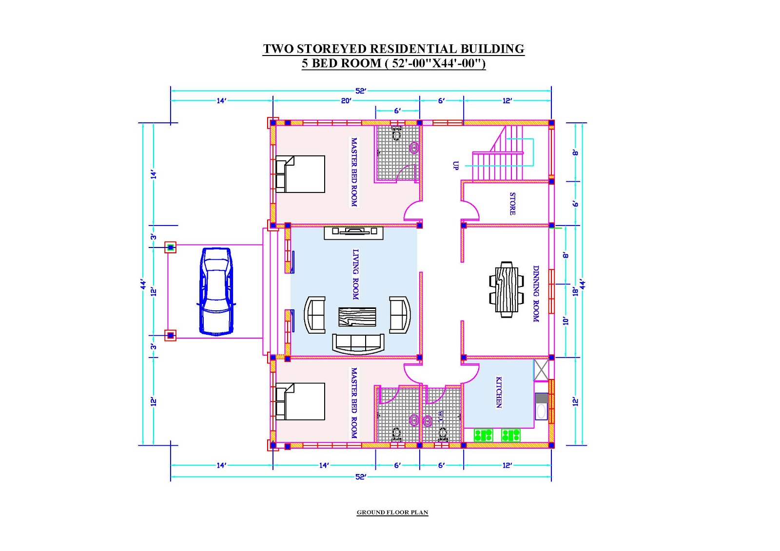 Amara: Two Storeyed Residential Building ( @ Nay Pyi Taw )