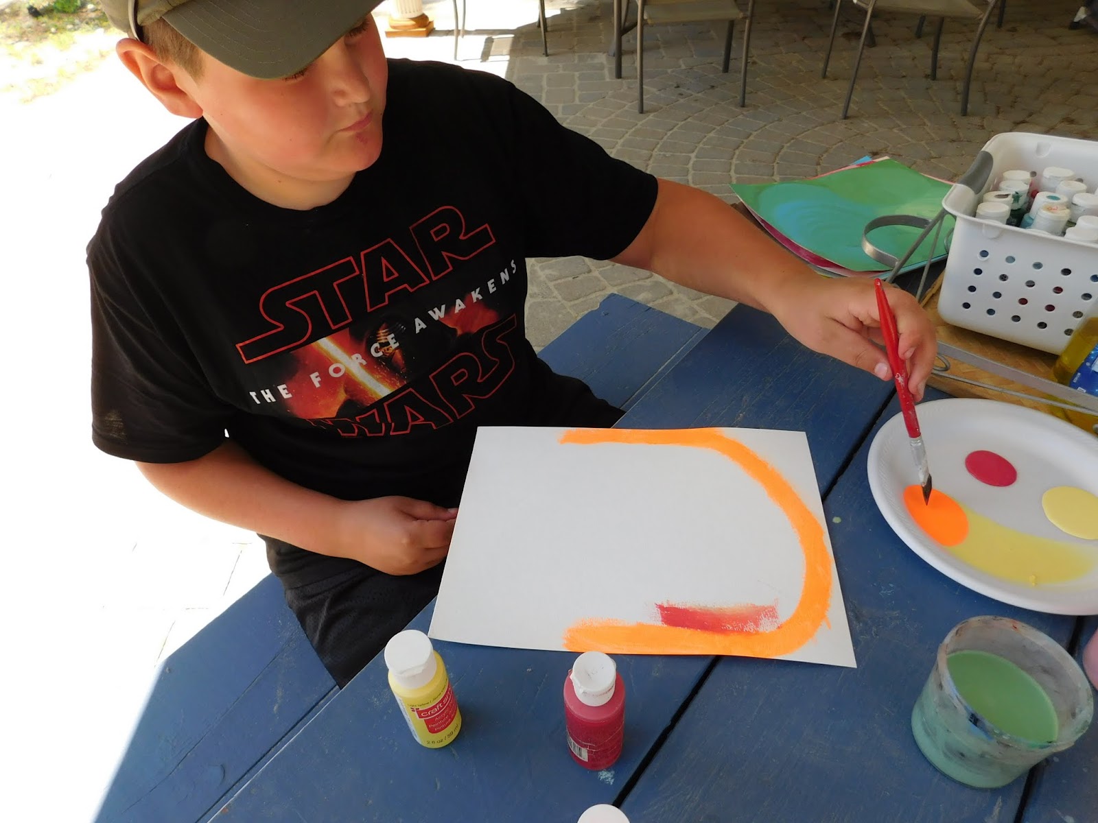 Art Project #17; Spray Paint Resist