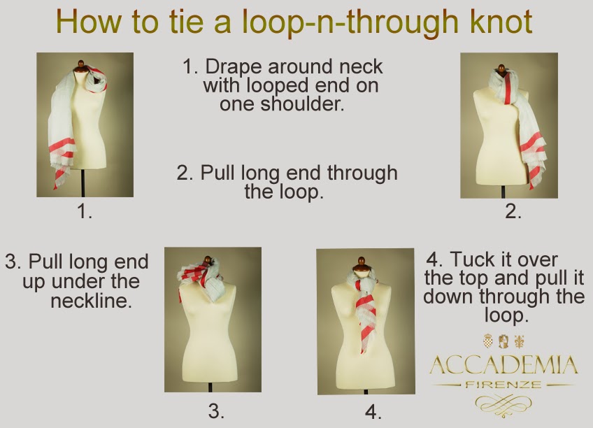 Luxury, Life and Linens- by Amancara: How to tie a loop-n-through knot