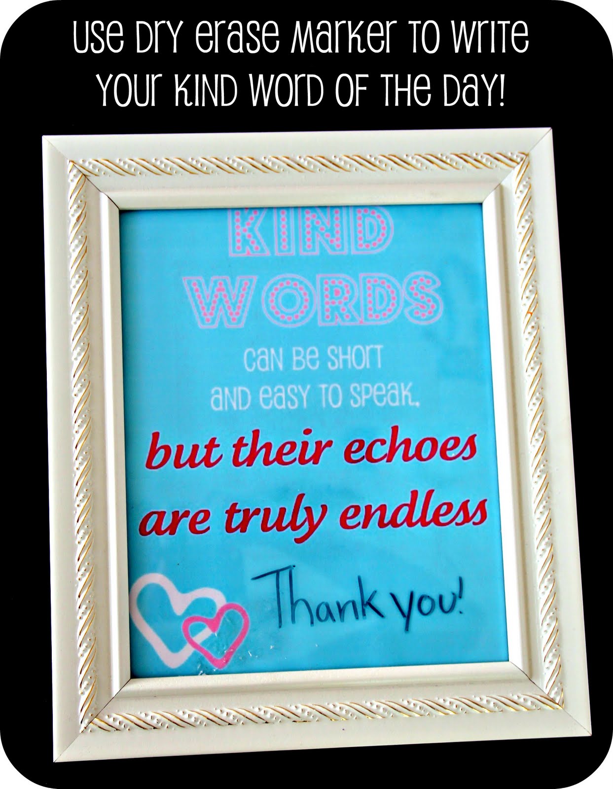 Blue Skies Ahead: Kind Words Printable (perfect for Valentines!)