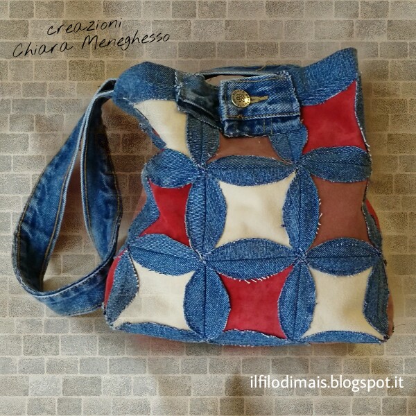 Riciclo jeans: borsa