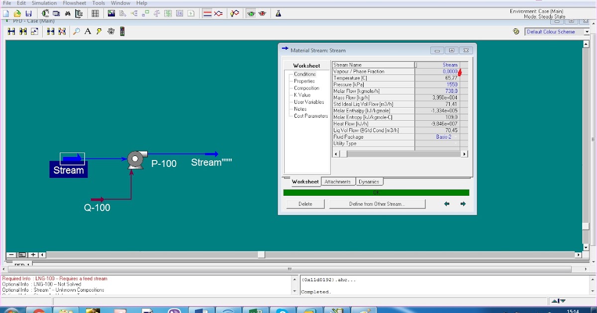 Simulation With Aspen HYSYS: Simulation of Rotating Operations (Pump ...