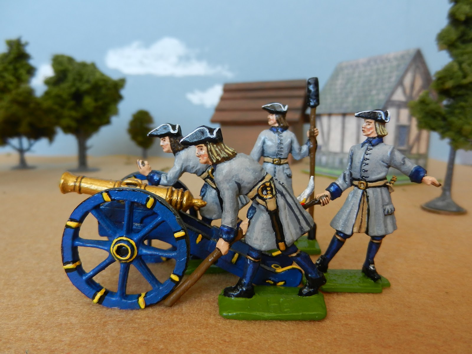 Castles of Tin: Karoliner Artillery - 40mm Prince August