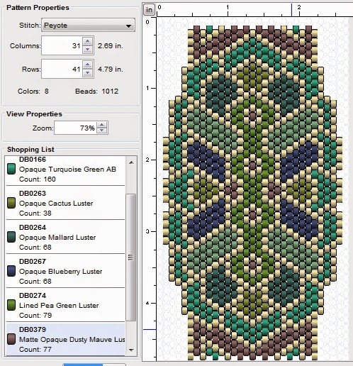 Imaginesque: Beading: Peyote Stitch Pattern 27