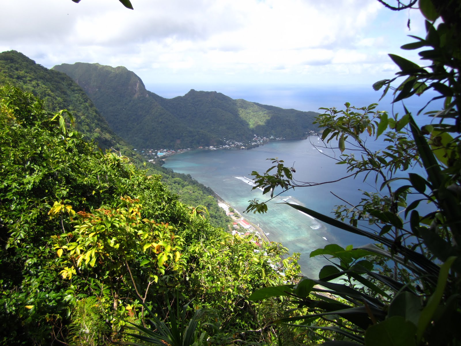 Quinn in American Samoa: Hiking to the top of American Samoa