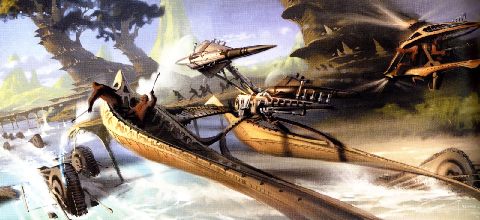 STAR WARS AFICIONADO WEBSITE: CLASSIC ART: WOOKIEE WAR!