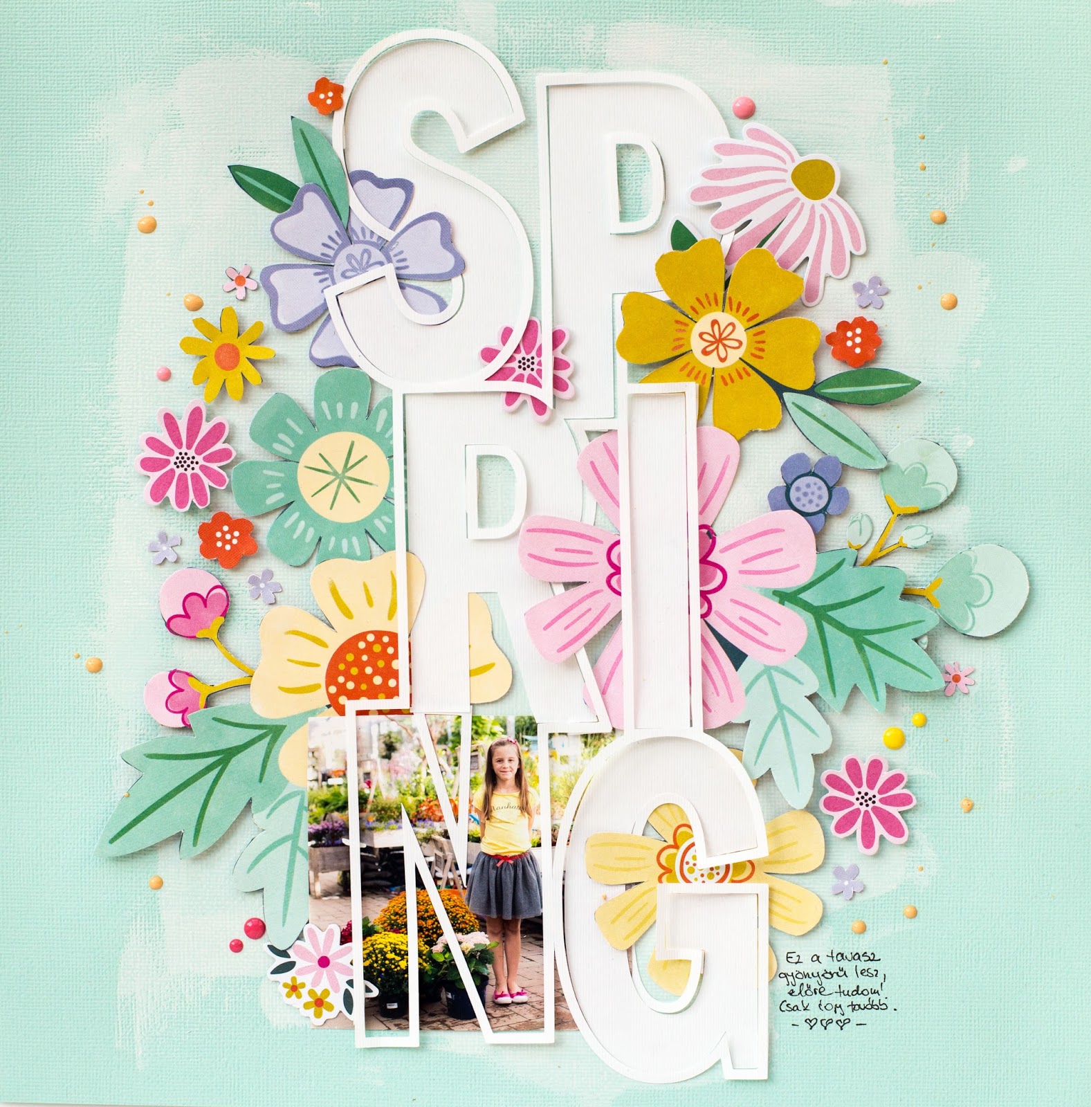 SPRING layout + Cut file - Bea Valint | Scrapbooks