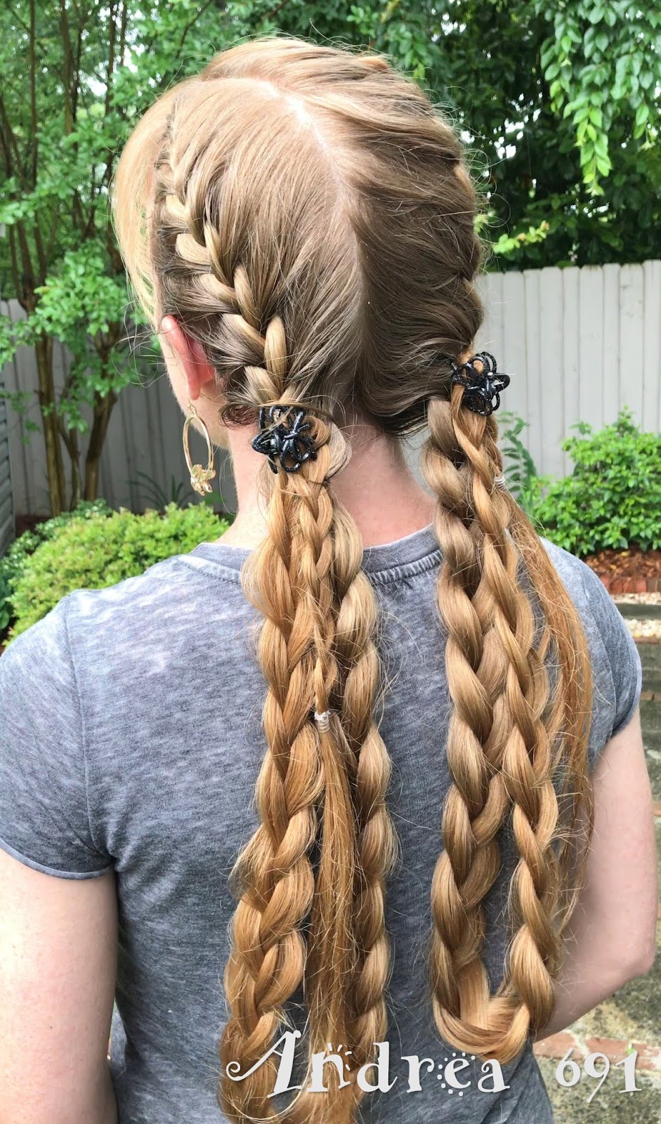 Braids & Hairstyles for Super Long Hair: Double French Braids