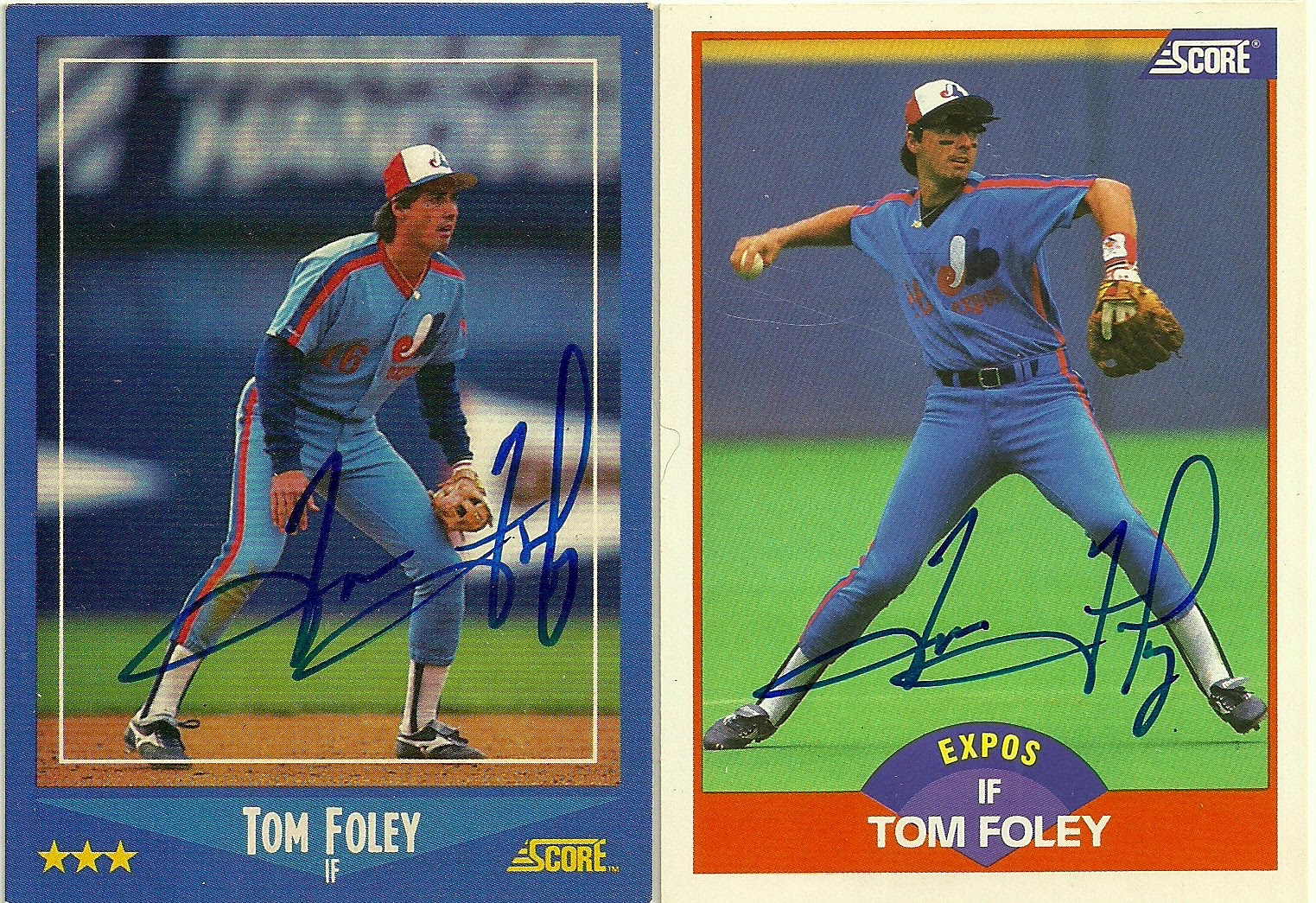 Hell's Valuable Collectibles: Tom Foley: 4 Autographed Cards