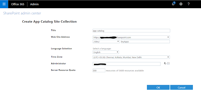 SharePoint Elementary: Creating App Catalog in sharepoint online