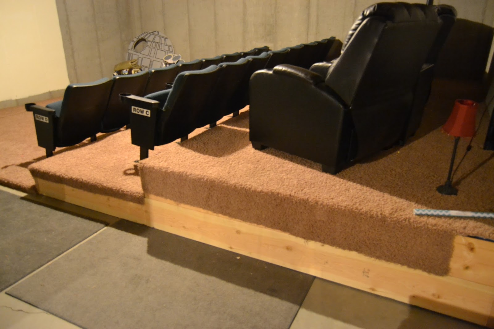 DIY Home Theater Room - Lou Lou Girls