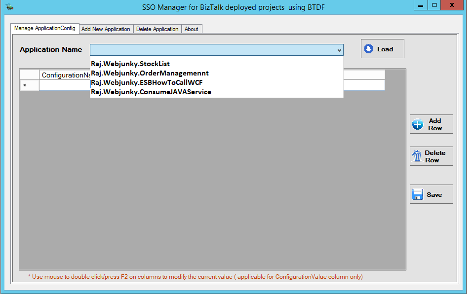 Raj Webjunky Biztalk Sso Manager A New Tool To Manage Your Sso Settings